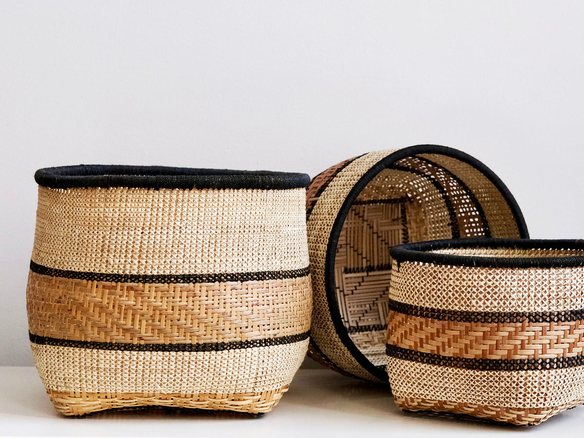 Niga Colored Woven Baskets – Plaza Bolívar